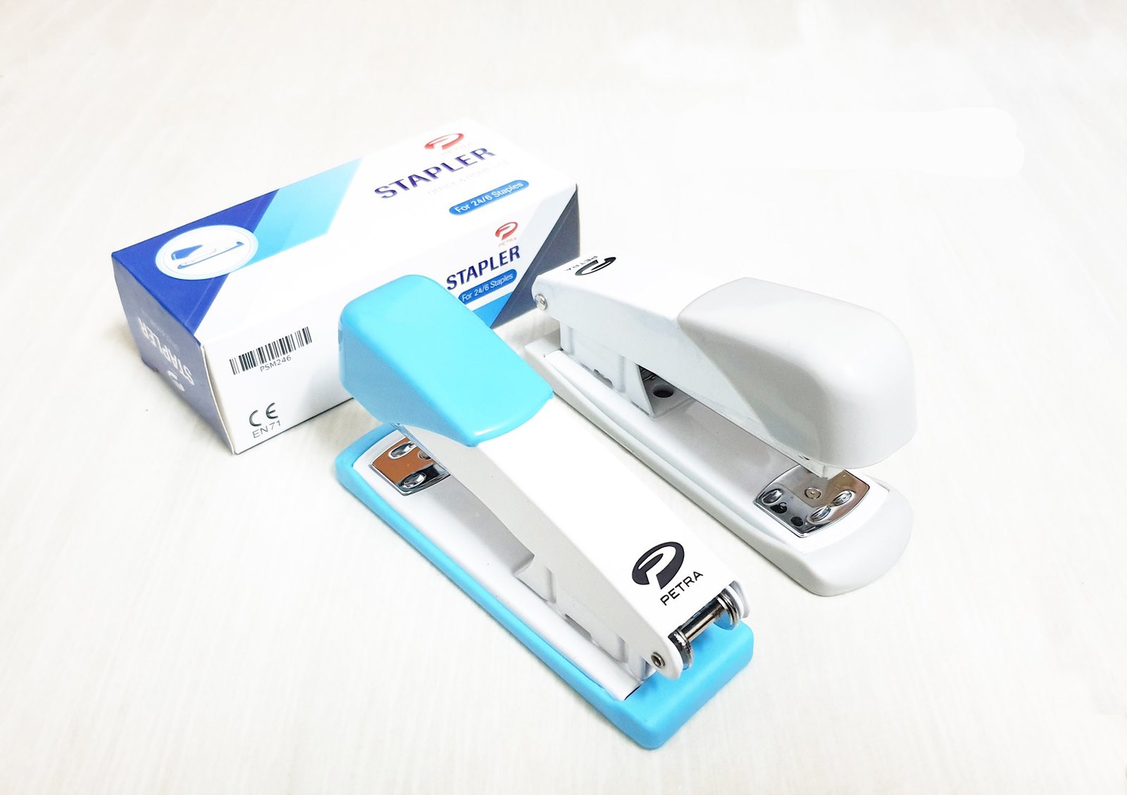 Petra Stapler Heavy Duty Machine - White & Blue